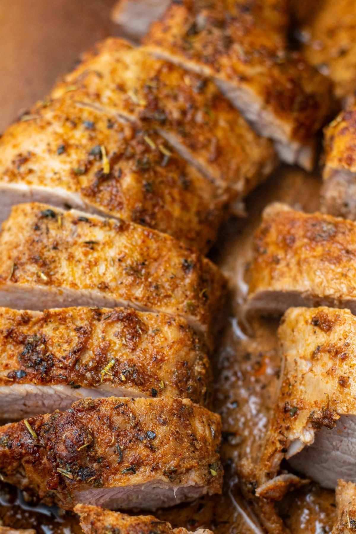 Juicy Baked Pork Tenderloin - Curbing Carbs